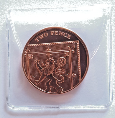 2008 - 2022 Various date UK Brilliant Uncirculated Shield Two pence 2p ...