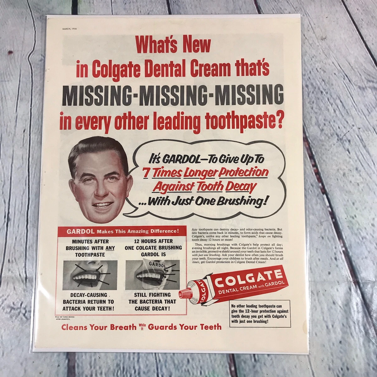 Toothpaste Advertisement Dentist