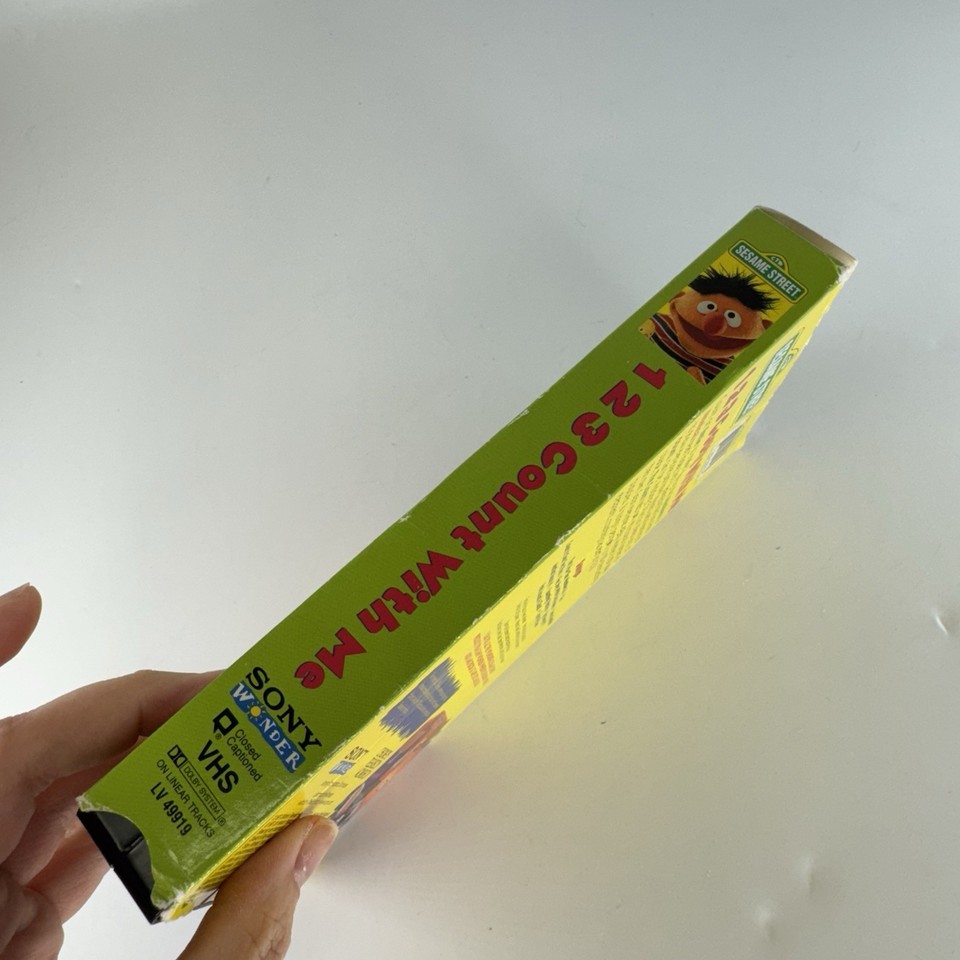 123 Count With Me VHS 1997 Tape VCR Video Tape Movie Sesame Street Ernie Elmo 74644991932| eBay