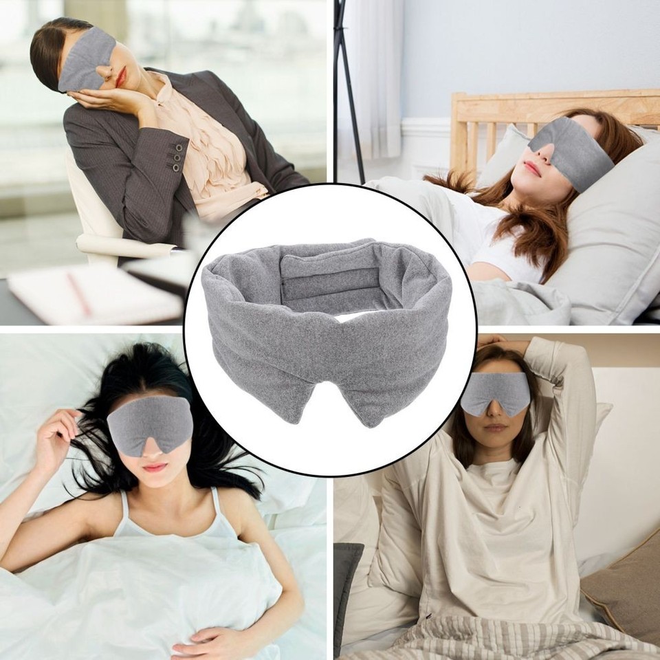 Travel Sleep Mask Cotton Eye Shades Comfortable Eye Mask for Rest ...