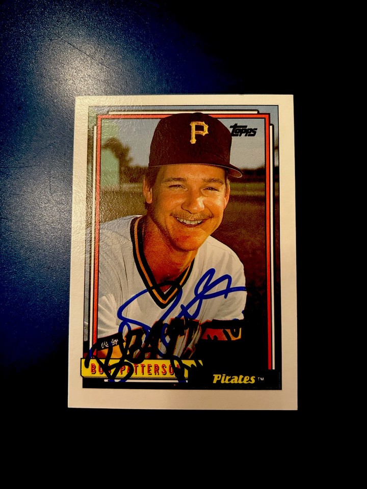 Bob Patterson - Pittsburgh Pirates 1992 Topps AUTOGRAPHED | eBay
