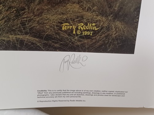 Terry Redlin The Colours of Spring Print Lithograph S/N Signed RARE ...