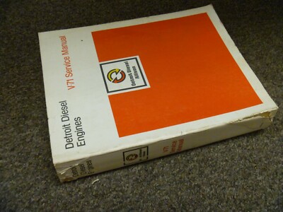 1984-1986 Detroit Diesel 6V-71 8V-71 12V-71 16V-71 Engine Service ...