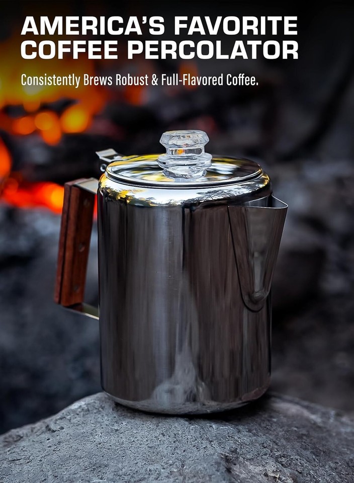 Durable Stainless Steel Percolator for Off-Grid and Camping - Toxin ...