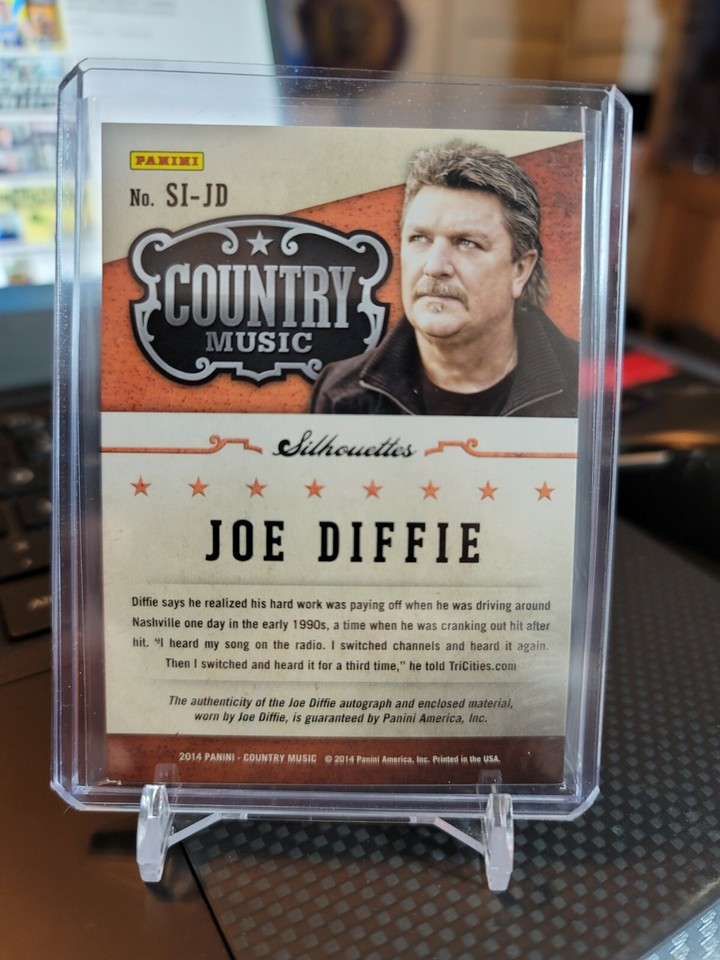 🔥 2014 Country Music Silhouettes Auto Autograph Joe Diffie 078/246 | eBay