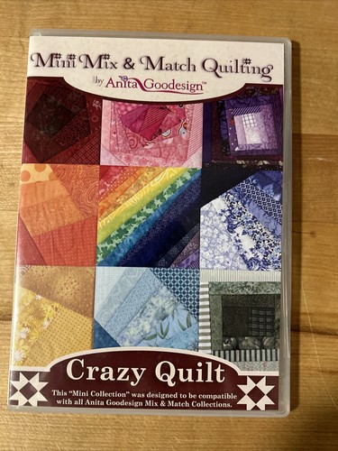 Anita Goodesign CRAZY QUILT Mini Mix & Match Quilting | eBay
