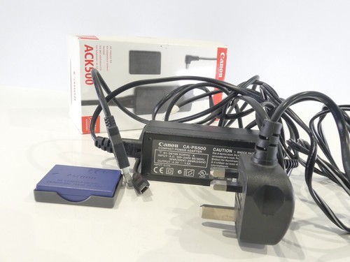 CANON ACK-500 CA-PS500 IXUS POWERSHOT AC POWER ADAPTER ADAPTOR KIT O11 ...