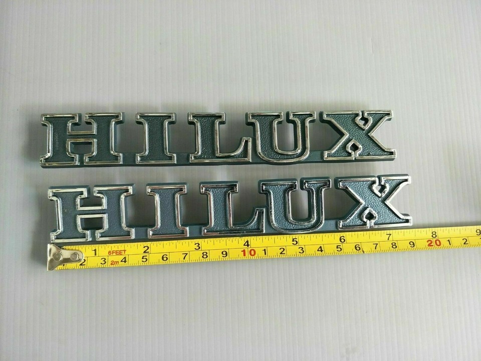 New Badge/Emblem.1Pair For TOYOTA HILUX PICKUP RN20 RN25 | eBay