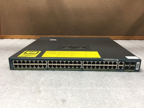 Cisco Catalyst 4948 WS-C4948E S V06 48 Port L3 Gigabit Switch Dual AC ...