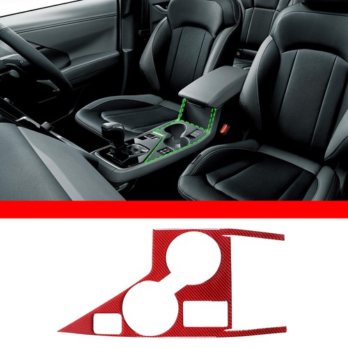 Red Carbon Car Watercup Panel Sticker Cover Trim For Subaru Crosstrek ...