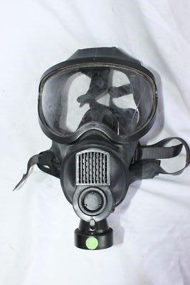 Belgian Military Issued BEM Mask Protection Gas Mask 40 MM Filters NBC ...