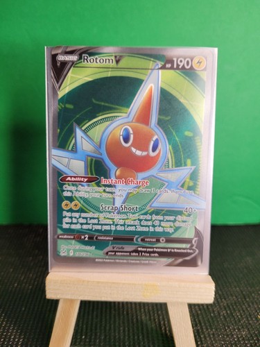 Rotom V Pokémon - 176/196 - Full Art Ultra Rare Lost Origin NM | eBay