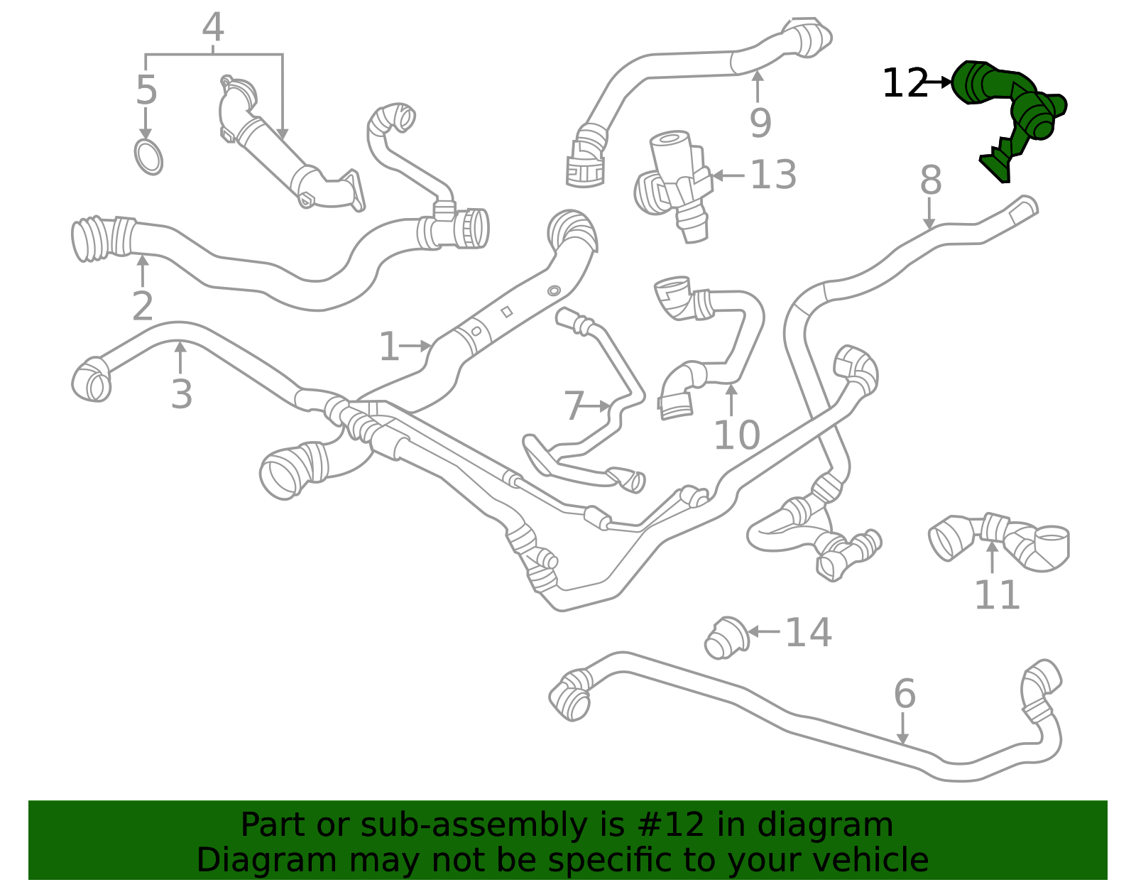 Genuine BMW Water Hose 11538651265 | eBay