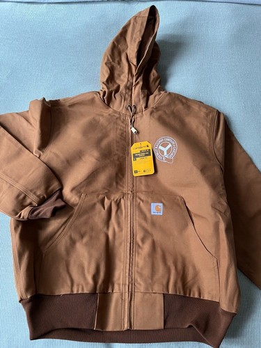 Carhartt Loose Fit Firm Duck Thermal-Lined Coat Belt Railroad Company ...