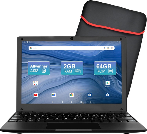 Mini 10.1 Inch Android 12 Laptop Computer, Portable Small Netbook ...