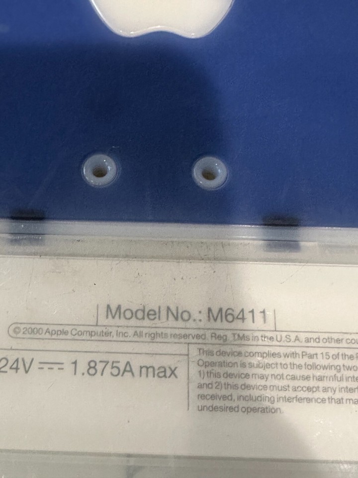 Apple iBook G3/366 M6411 Clamshell Laptop Indigo Edition UNTESTED RARE ...