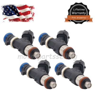 4PCS Fuel Injector for Nissan Rogue Altima Sentra 2.5L 0280158130 16600 ...