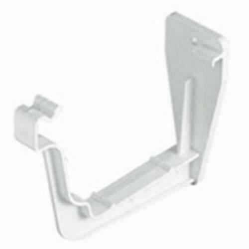 PVC Square White Gutter Guttering | Brackets | Union | Clips | Downpipe ...