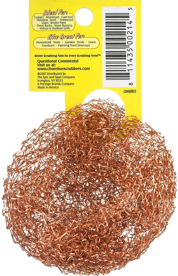 Ultimate Copper Scrubber Scouring Pad, Pure Copper (10-Pack ...