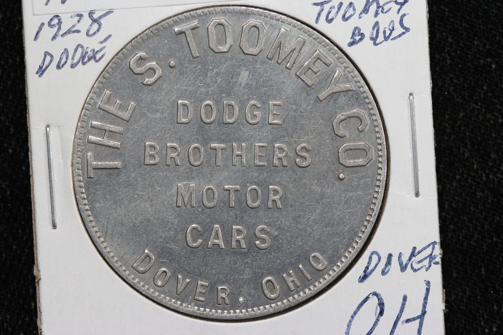 1928 Trade Token Dodge Brothers motor Cars Dover Ohio Good for $1 Tires ...