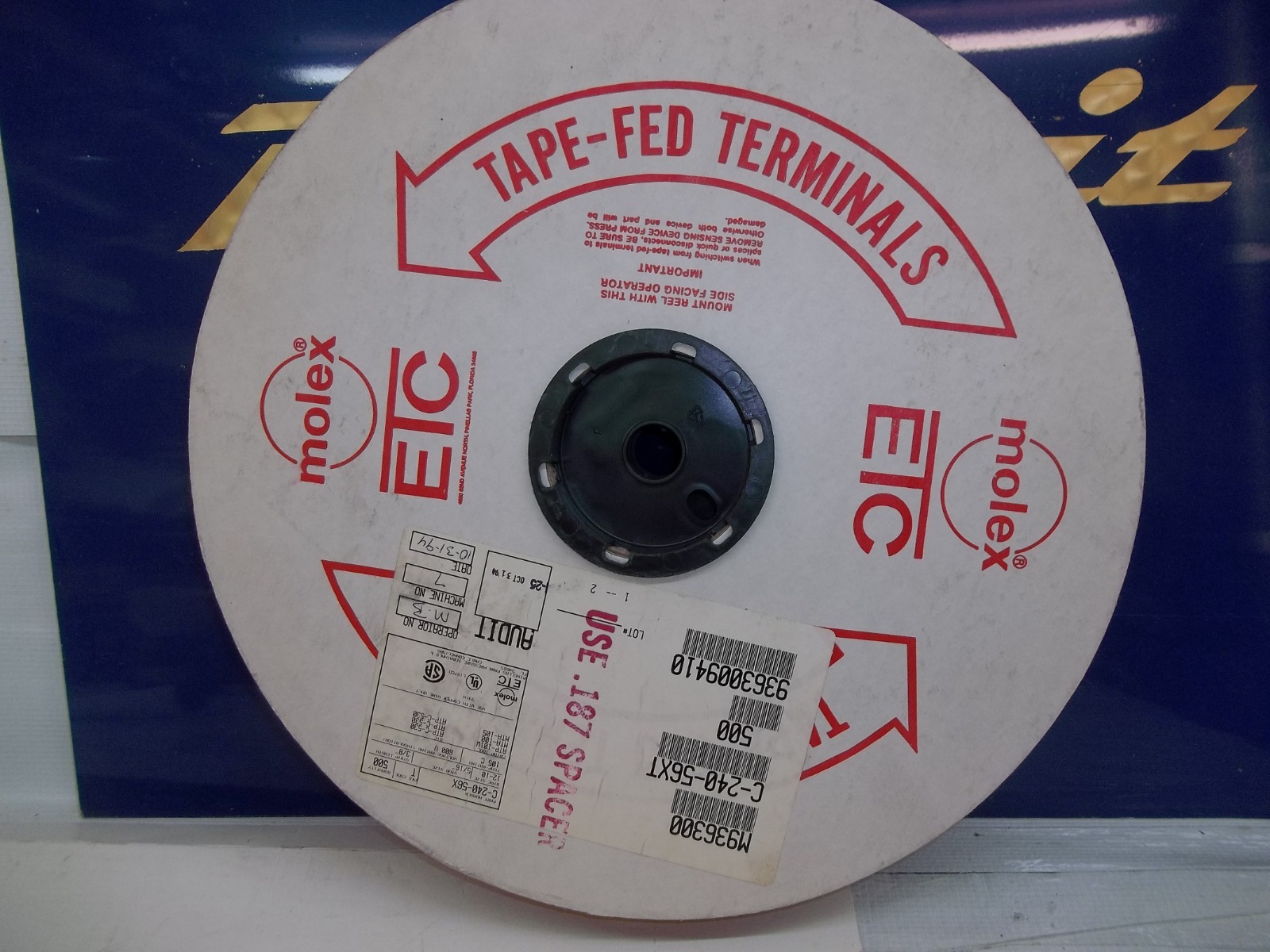 Molex Tape Fed Terminals 500 terminals per roll | eBay