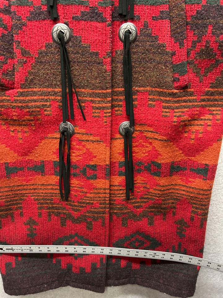 Vtg Woolrich Womens Medium Wool Long Trench Coat Duster Blanket ...