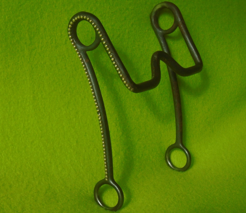 DM Turbo Lifter Dennis Markle Silver Beaded Shank Horse BIT ~5-1/4 ...