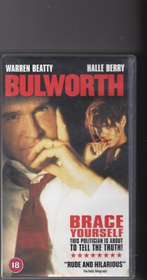 BULWORTH VHS PAL WARREN BEATTY,HALLE BERRY,JACK WARDEN,DON CHEADLE ...