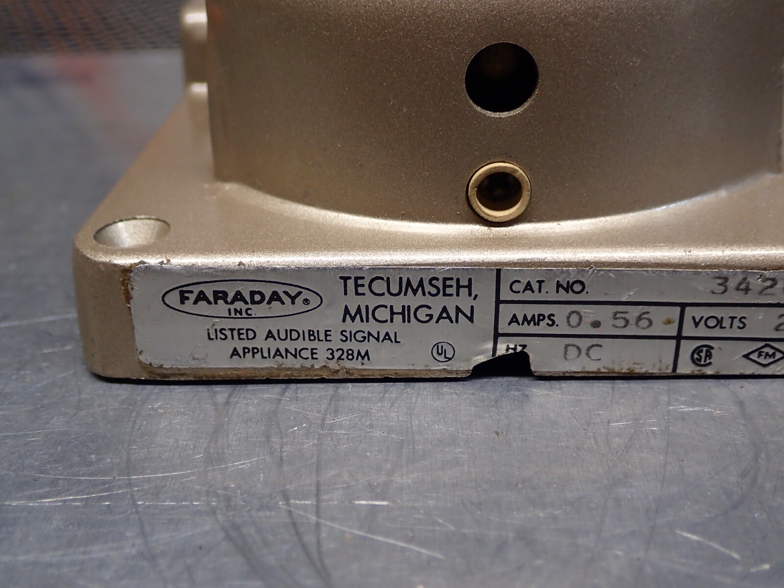 Faraday 3420 0.56Amps 24V Alarm Bell New Old Stock | eBay