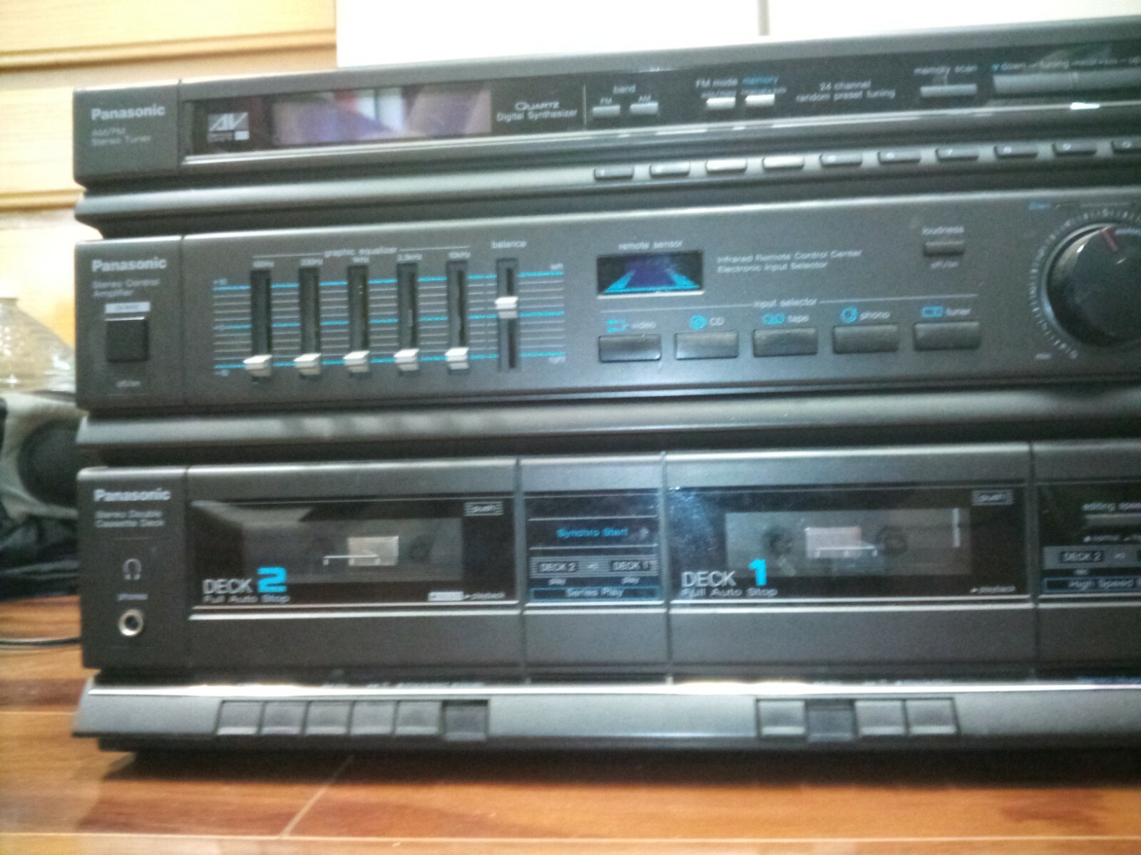 Panasonic SA-H30 Quartz Synthesizer AM/FM Cassette Stereo Receiver ...
