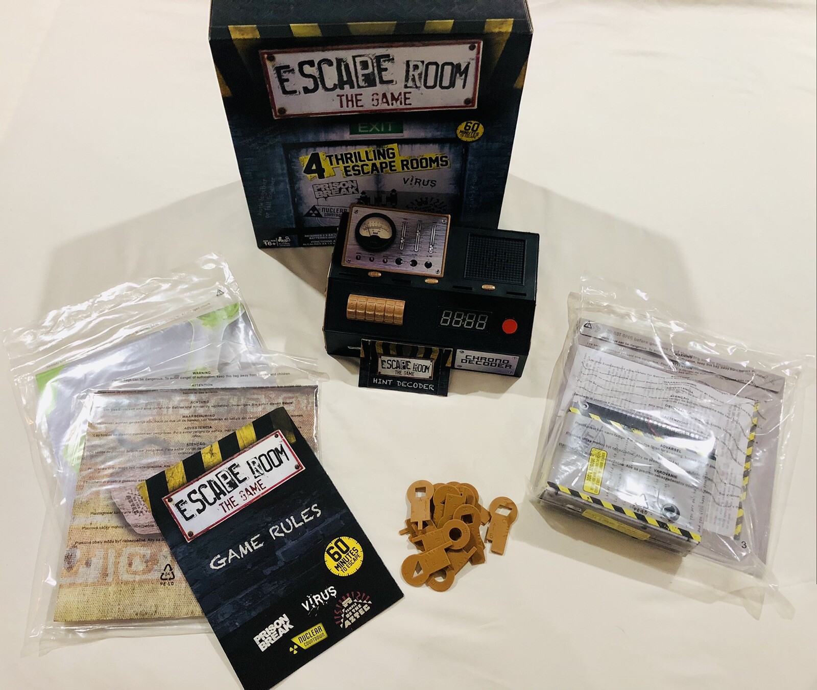 Escape Room The Game 4 Edition 60 Minute Chrono Decoder Minimal Use ...