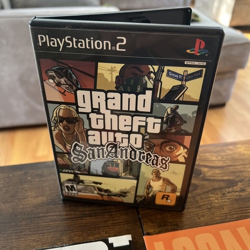 GTA San Andreas (PlayStation 2 PS2) COMPLETE in BOX with poster | eBay
