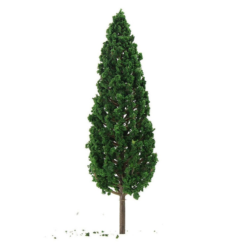10 Pcs Model Pine Trees Model Train Trees For Scale Scene Railroad ...