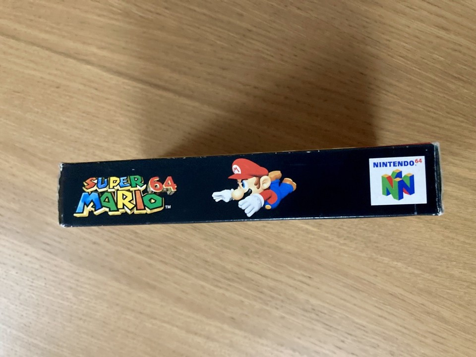 Official genuine Super Mario 64 Nintendo 64 N64 PAL game, box, insert ...