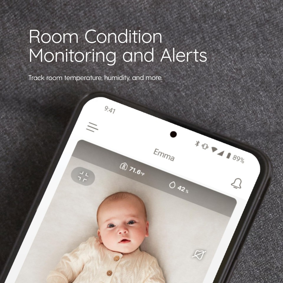 Masimo Baby Monitor Camera, White - QHD-Capable Hi-Res Day & Night ...