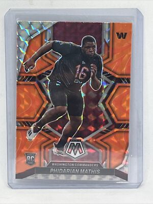 Washington Commanders - Phidarian Mathis - 2022 Mosaic - Orange ...