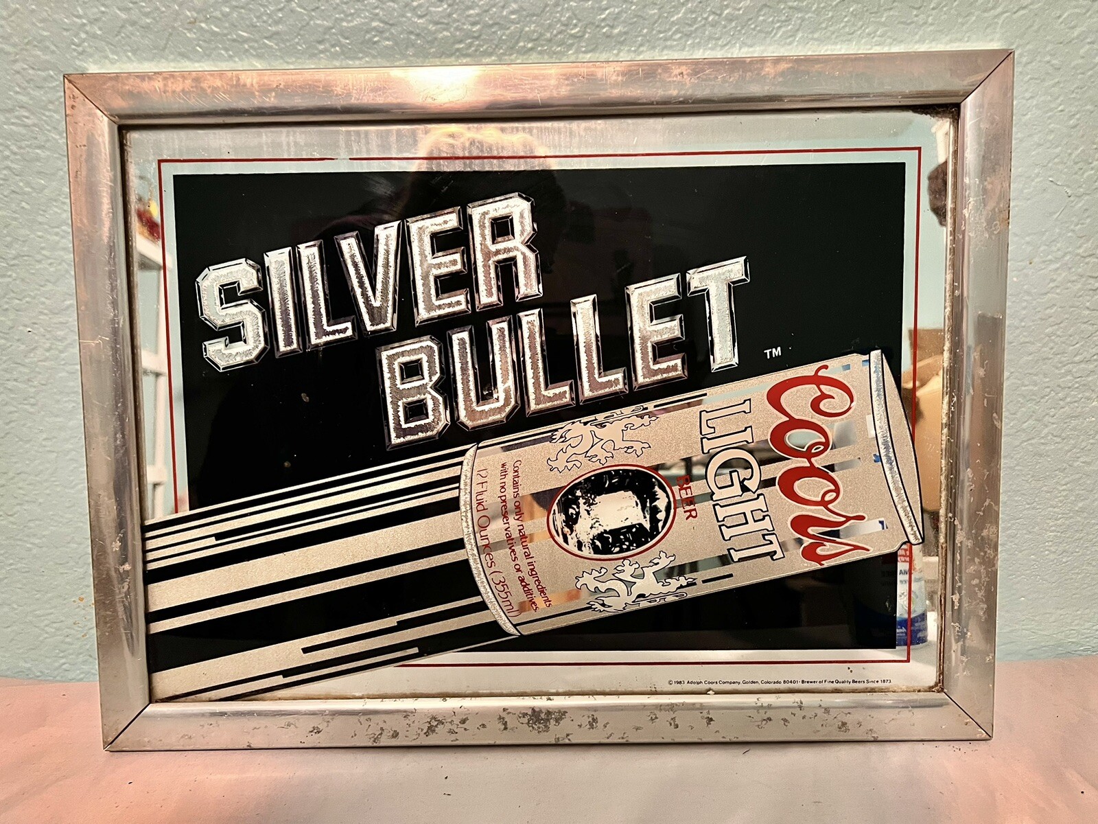 Coors Light Silver Bullet Sign 19-1/2”x14-1/2 | eBay