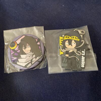 JPN Anime My Hero Academia Jump Can Badge Shota Aizawa MHA Key Holder ...