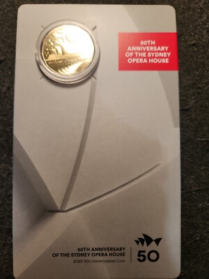 2023 50 Cent Sydney Opera House Carded Coin. Sent Tracked. | eBay Australia