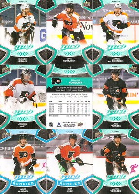 2021-22 UD Upper Deck MVP Philadelphia Flyers Complete Team Set (11) | eBay