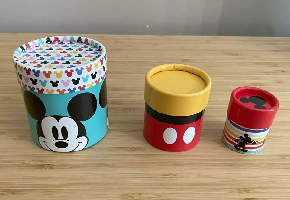 Mixed Lot Of 8 Disney Mickey Mouse Items Tin Containers Stoneware ...