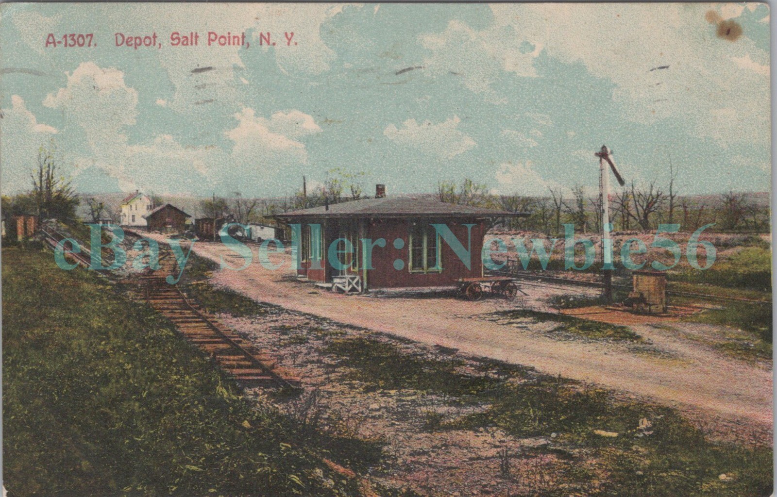Salt Point NY - POUGHKEEPSIE & EASTERN RAILROAD STATION - Postcard | eBay