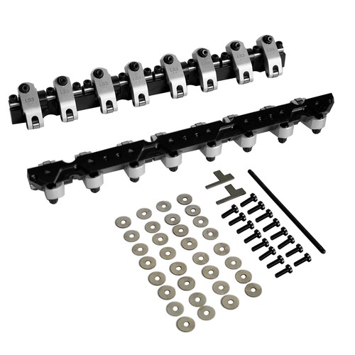 GM LS3 L92 2024-T6 Aluminum 1.7 Ratio Shaft Mount Roller Rocker Arms w ...