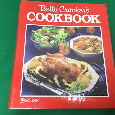 Vintage Betty Crocker's Cookbook (GOLDEN) 5 Ring Binder 1990 Ninth ...