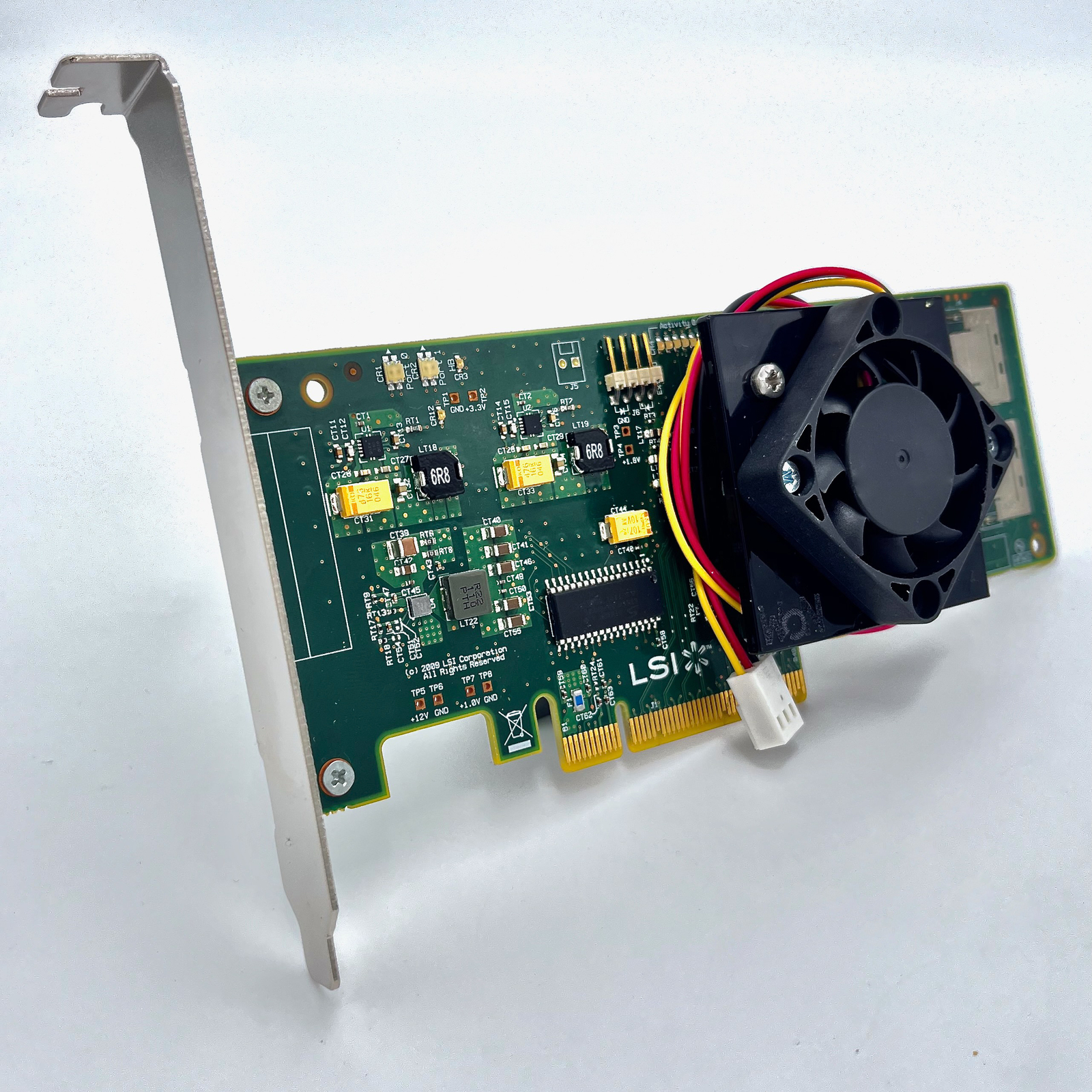 LSI 9211-8i Active Cooling Kit 40mm Fan 3 Pin PWM WoN | eBay