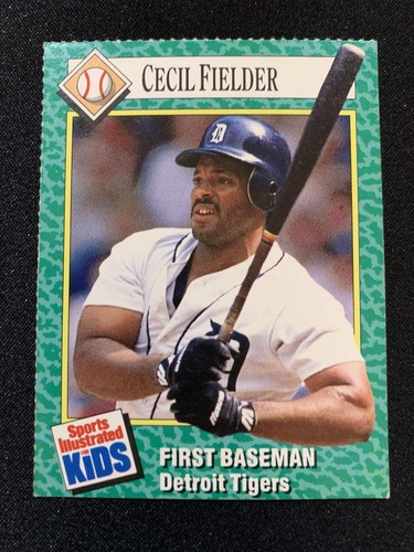 1990 Sports Illustrated for Kids #205 Cecil Fielder Card | eBay