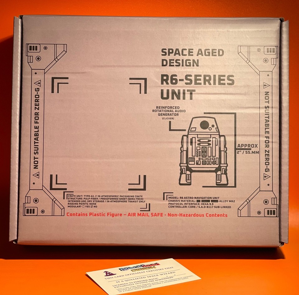 Numbered Cardback Editions | Space Wizards R6 Astro Units #1 Complete ...
