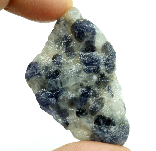 159 Ct Natural Untreated Blue Iolite Certified Gemstone Specimen Rough ...