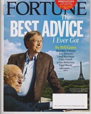 Fortune July 6, 2009 Best Advice I Ever Got by Bill Gates, Meredith ...