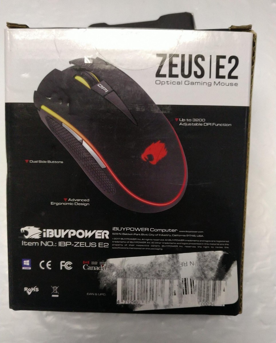 Ibuypower Standard Gaming Mouse IBUYPOWER ZEUS E2 GAMING MOUSE